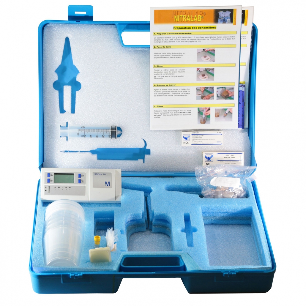 MALLETTE JUBIL+® 50 parcelles (Analyse Azote Nitrate des végétaux ...