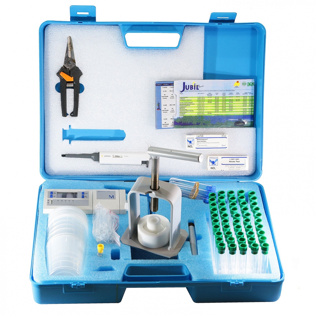 MALLETTE JUBIL+® 50 parcelles (Analyse Azote Nitrate des végétaux ...