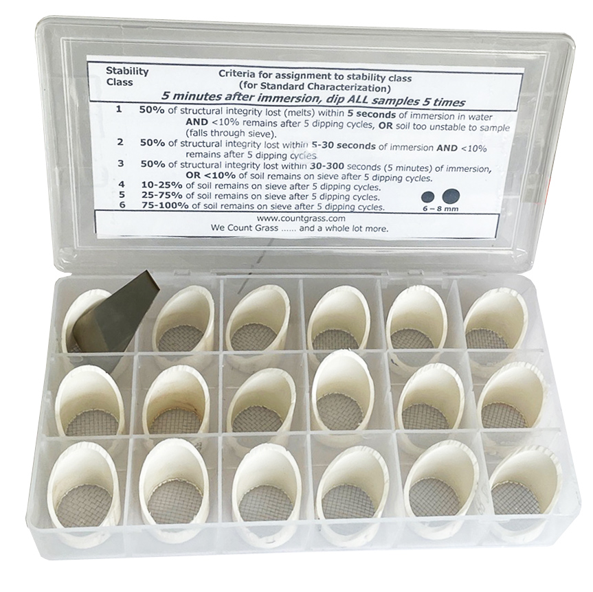 Kit Slake Test pour mesure de la stabilité structurale - Farm Store